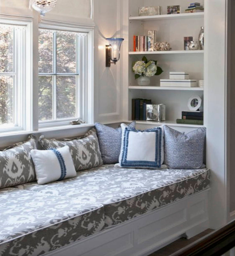 Window seat cover bench cushion cover CUSTOM size bench cover window c JLL HOME